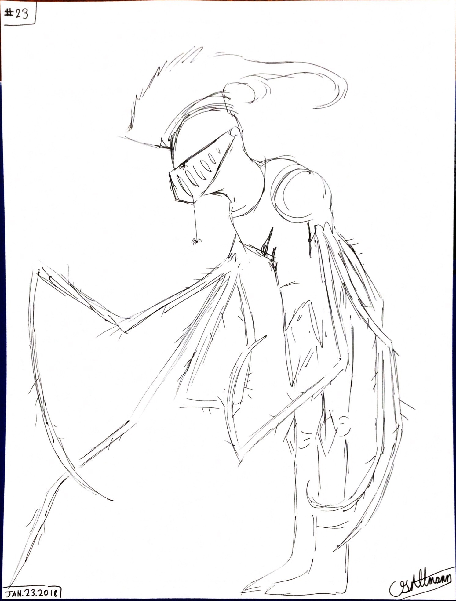 ArtStation - 365 CCCC - Jan.23 "Spider Knight"