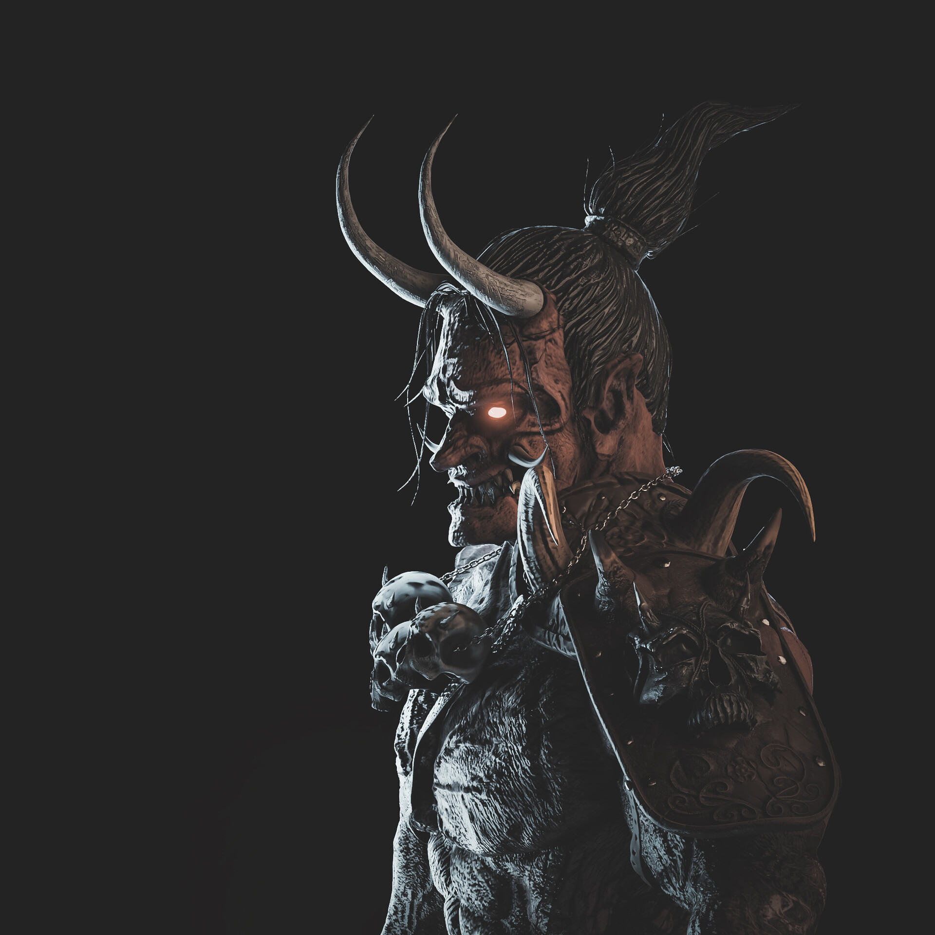 ArtStation - Oni Warrior