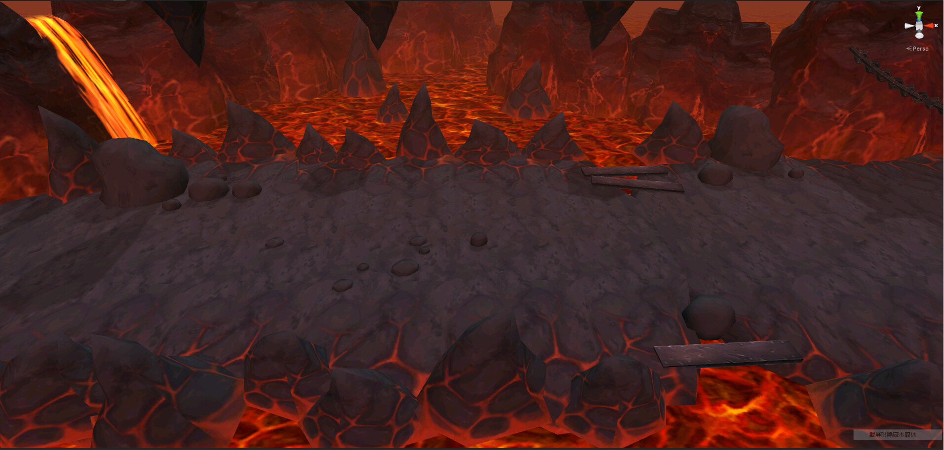 ArtStation - Hand-painted Environment - Magma