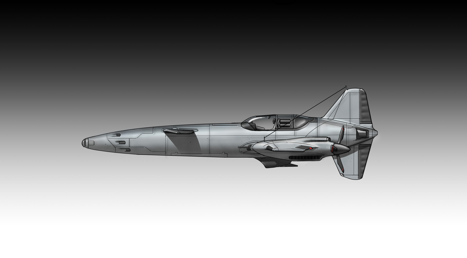 ArtStation - EC-44"Sedirea” Heavy Fighter