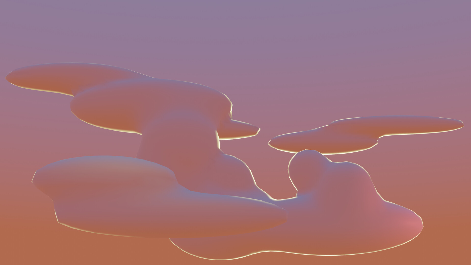 ArtStation - Evening cloud