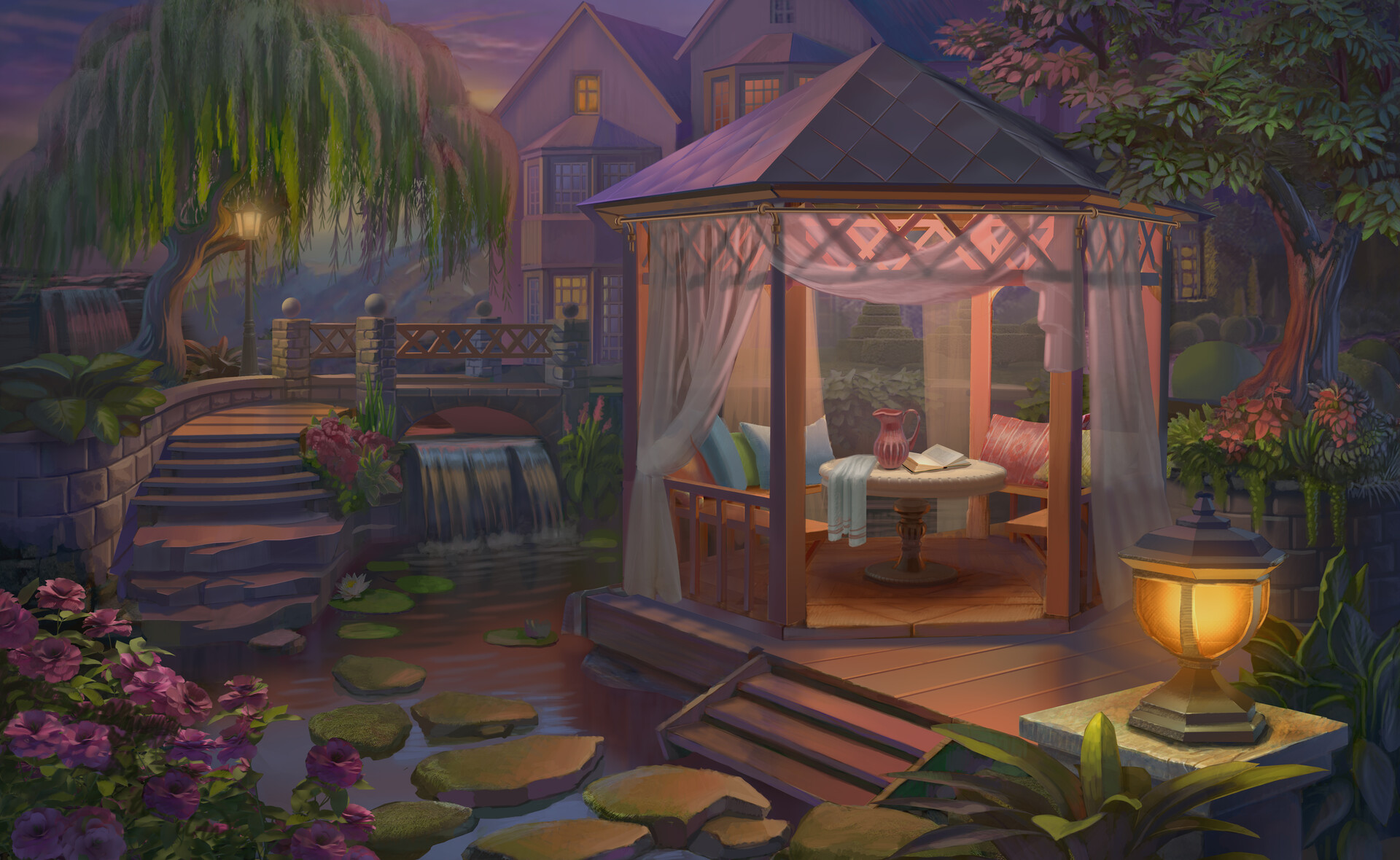 ArtStation - garden house