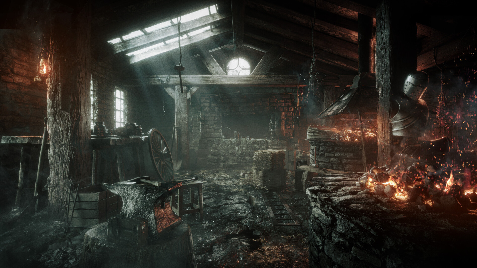 ArtStation - Old Forge - 3D Render