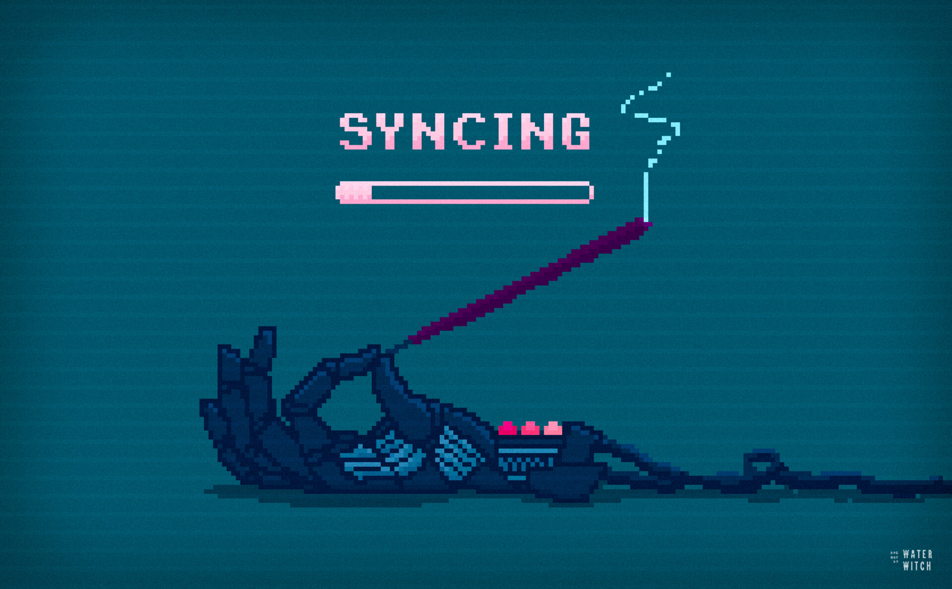 ArtStation - SYNCING pixel art animation preview