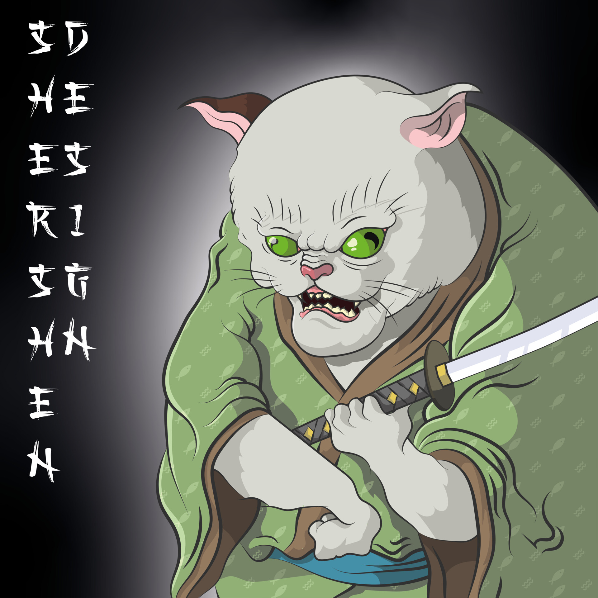 ArtStation - Cat Samurai