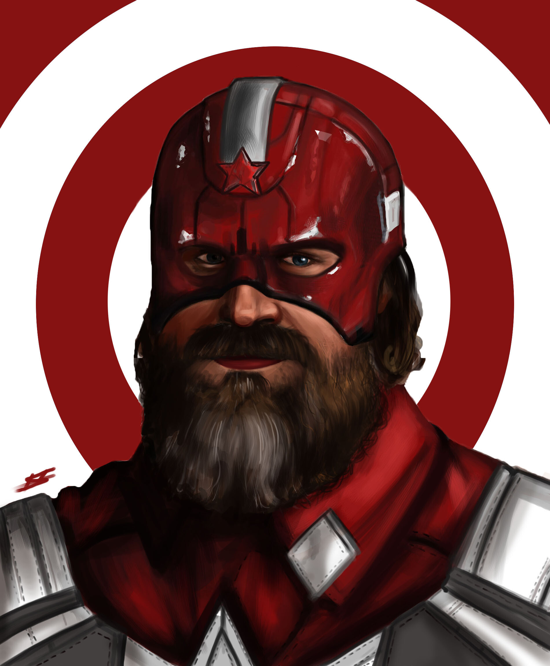 ArtStation - Red Guardian Close-Up