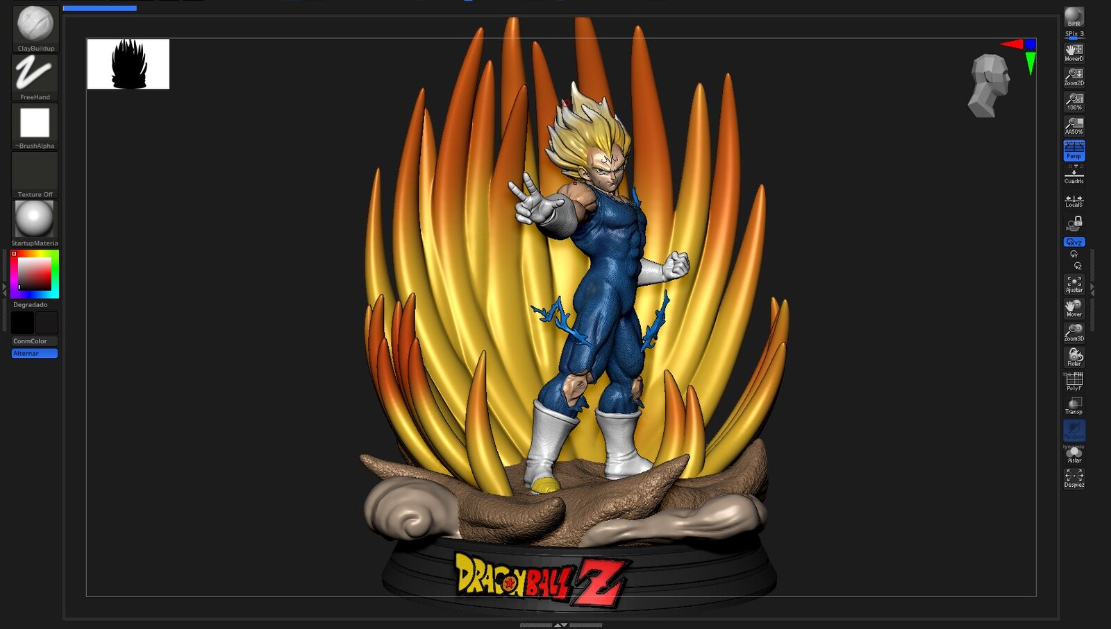 M3D Studios - Majin Vegeta ベジータ四世