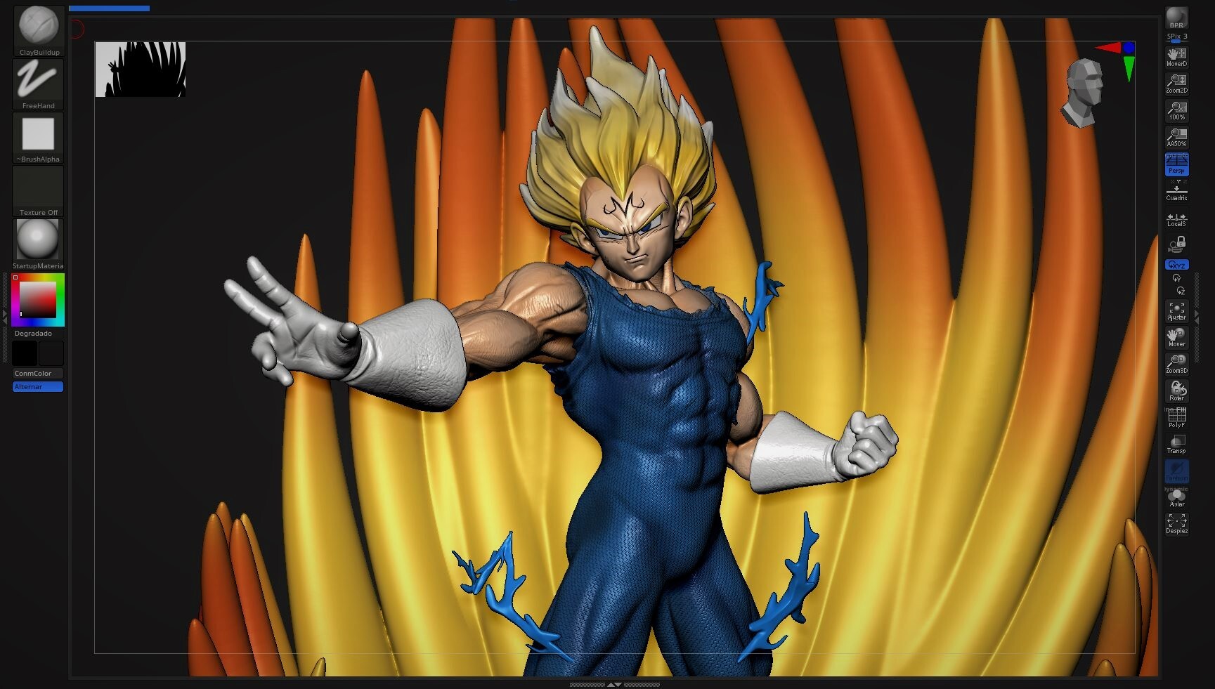 M3D Studios - Majin Vegeta ベジータ四世