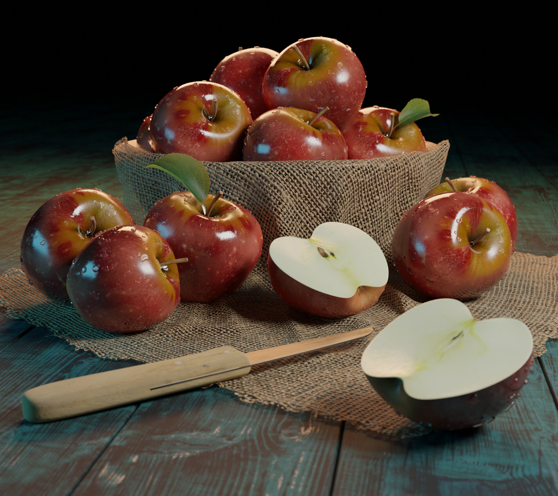 ArtStation - Apple Scene