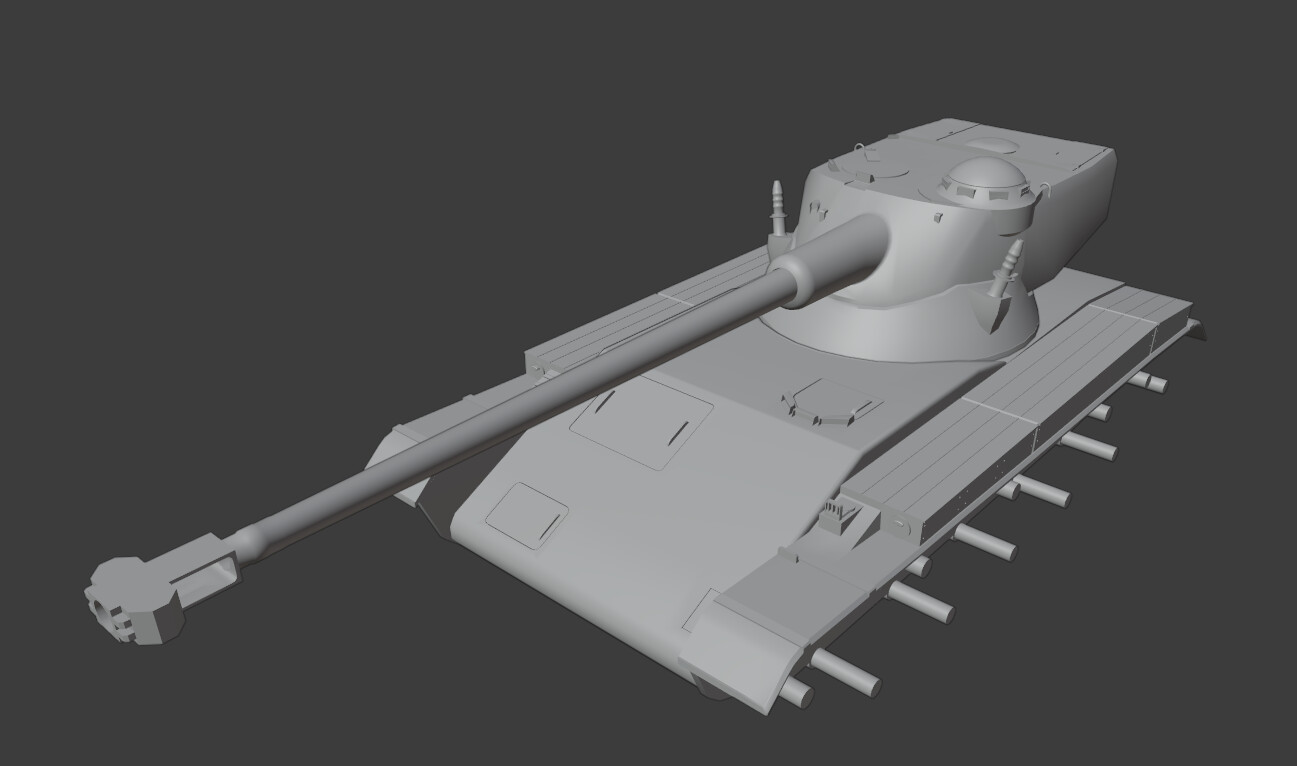 ArtStation - AMX-13 Modelled and 3D Printed