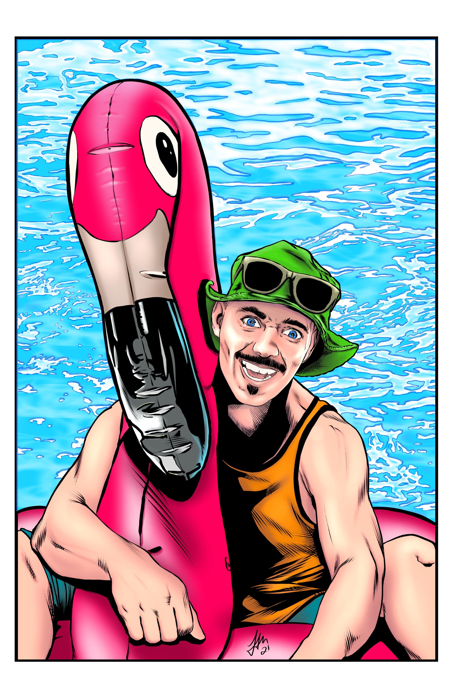 ArtStation - Florida Man Graphic Novel Promos, Covers, and extras.