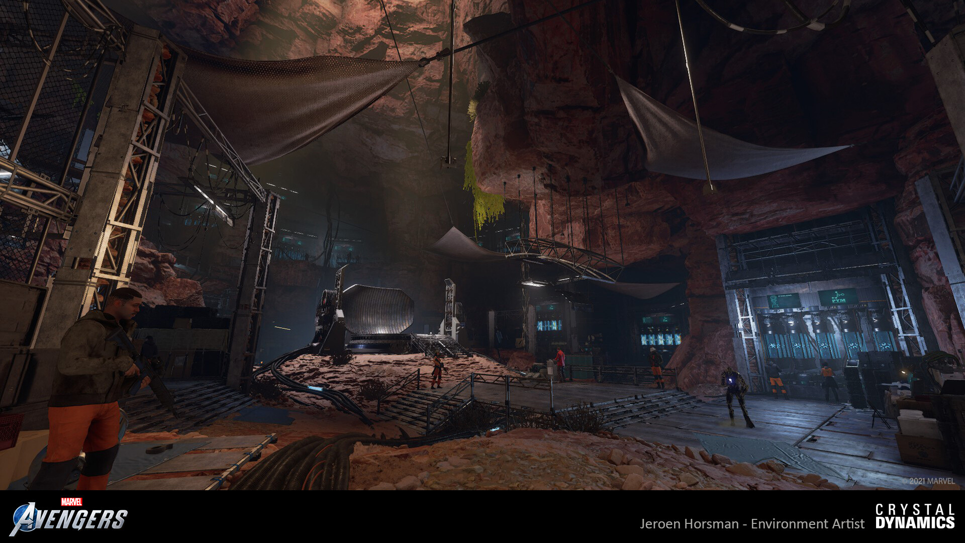 Jeroen Horsman - Marvel's Avengers - Timebridge cave