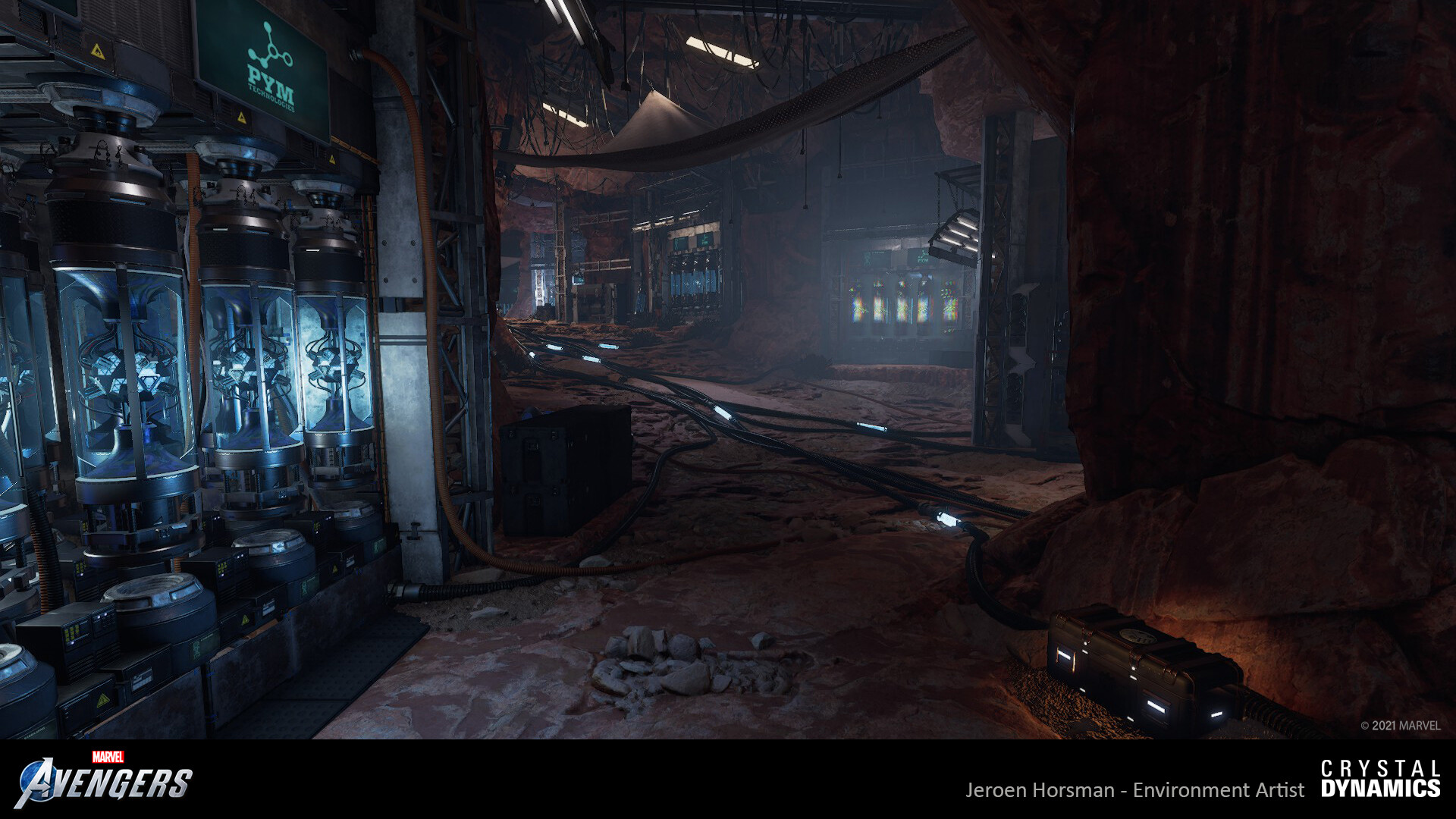 Jeroen Horsman - Marvel's Avengers - Timebridge cave