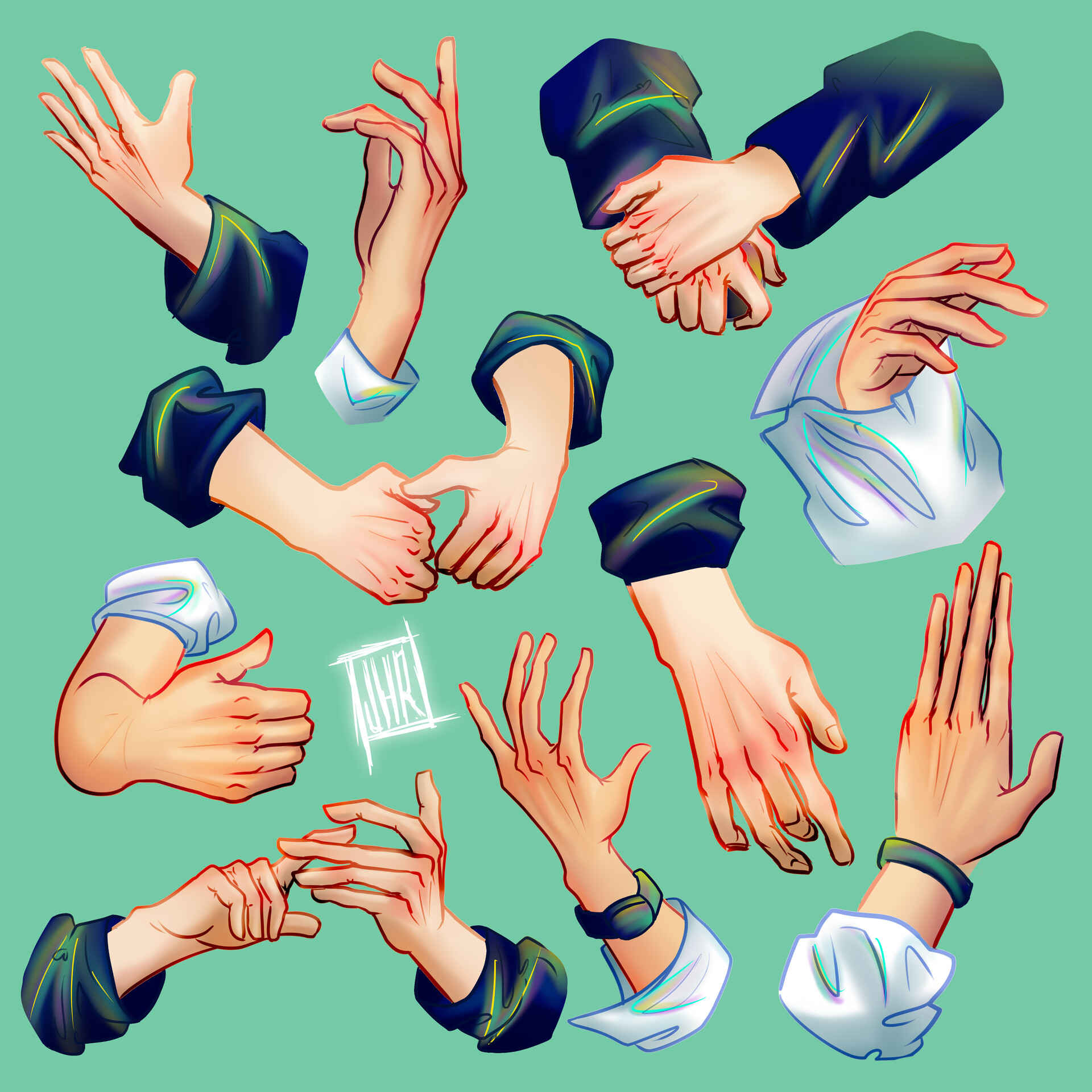 ArtStation - Color Practice: Hands