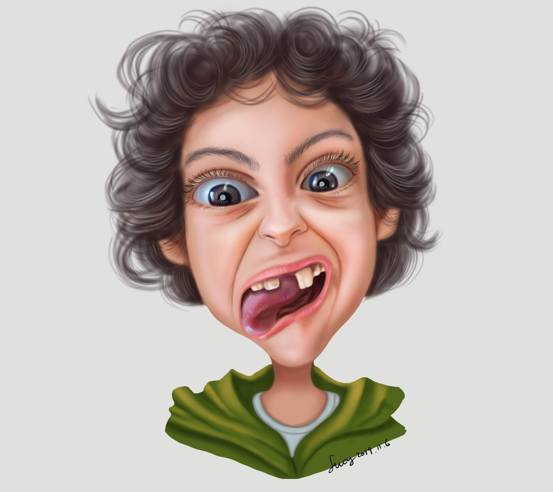 ArtStation - Grimacing Child 2