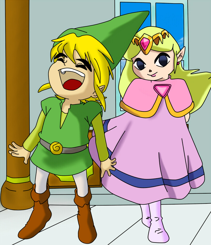 ArtStation - Link and Zelda