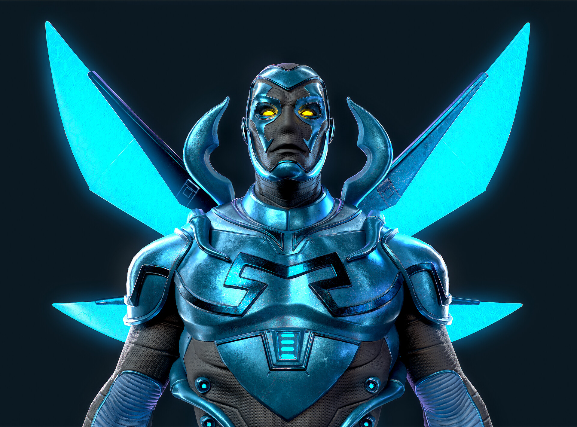 Roger Perez - Blue Beetle - Fan Art