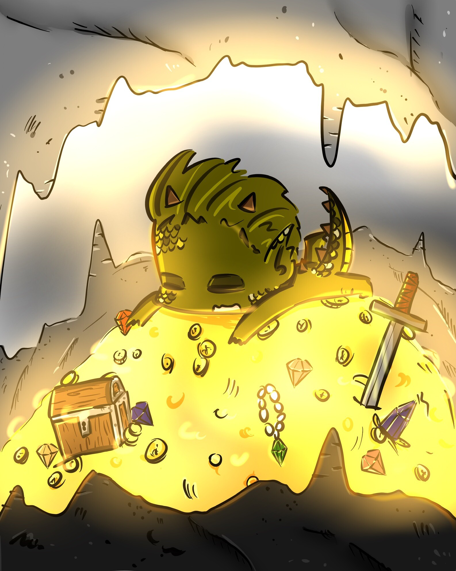 ArtStation - Gold keeper