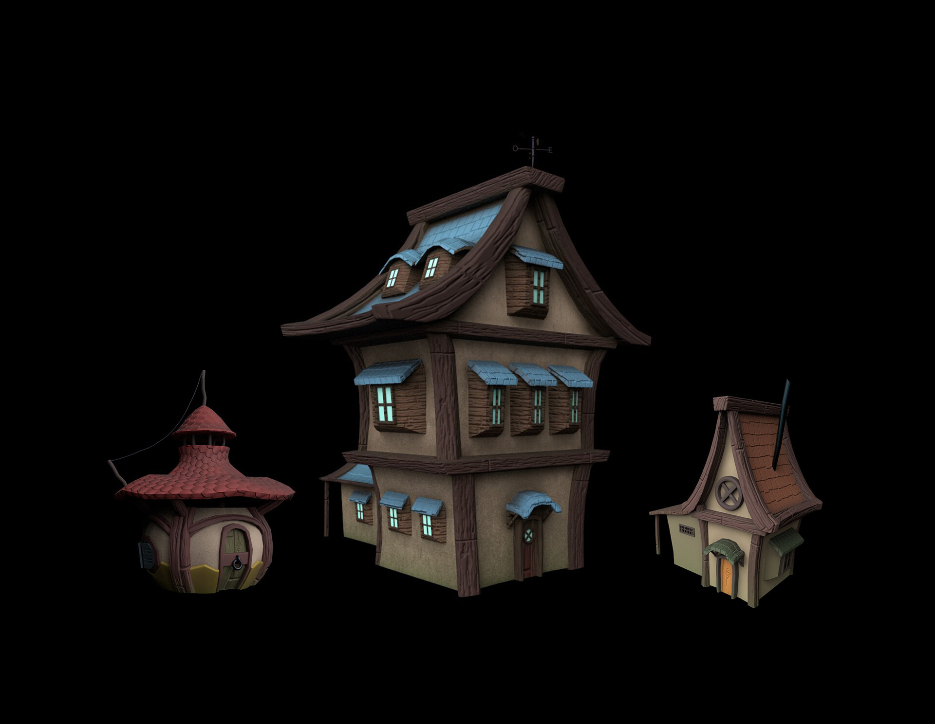 ArtStation - 3D school - Third year : Goblins in trouble