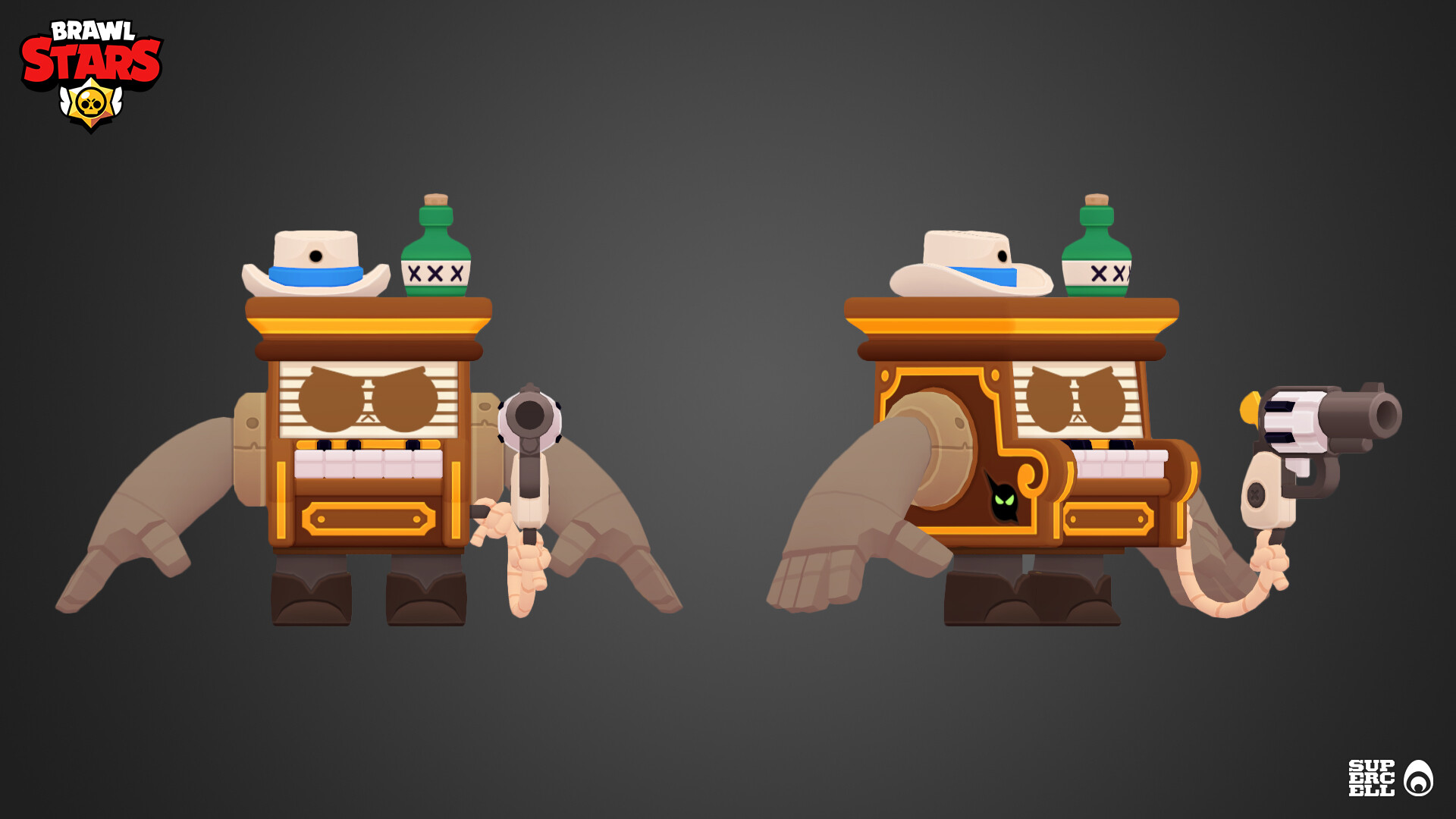 Ocellus - SERVICES - Brawl Stars - Saloon 8-Bit Skin