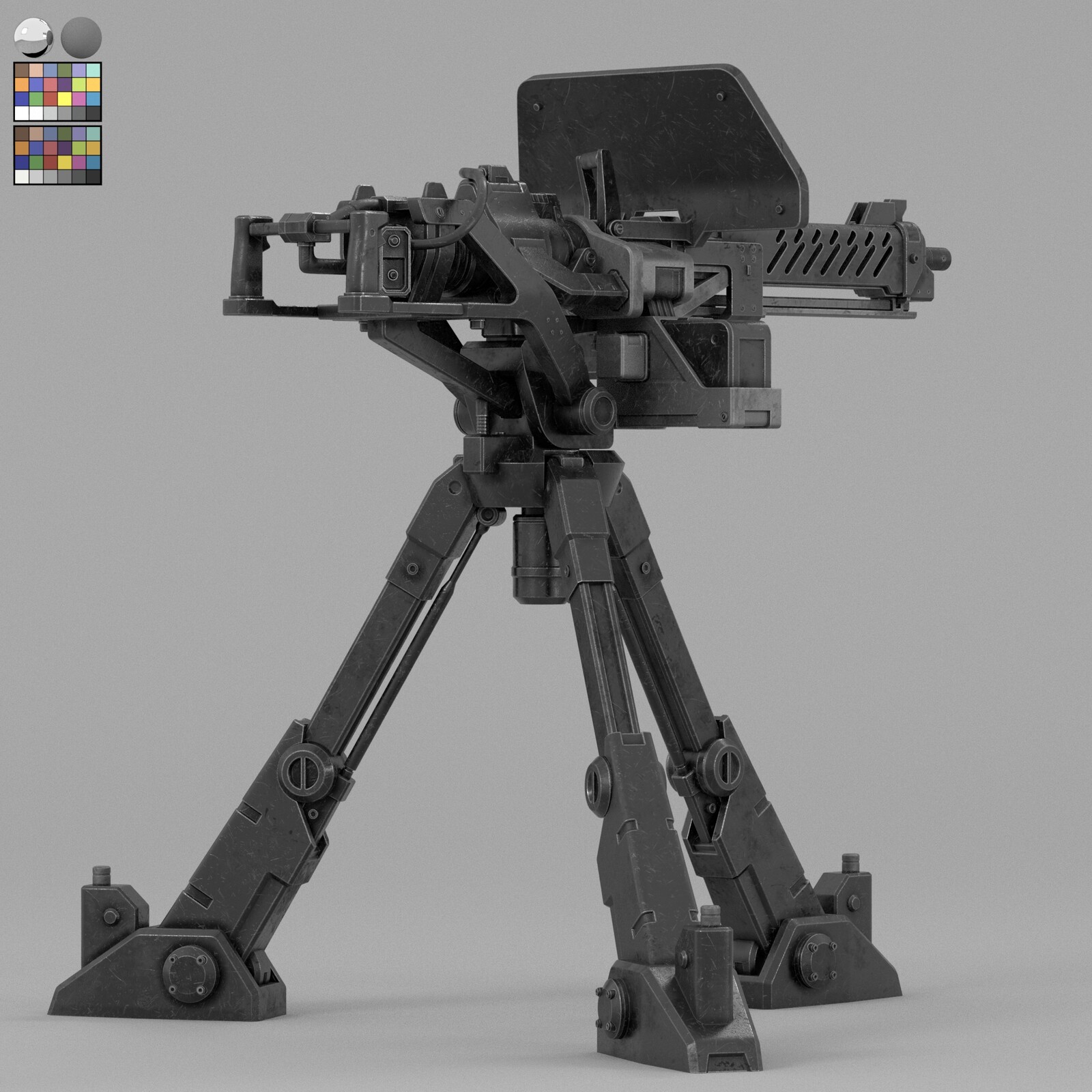 Alexander Emmi - Halo Infinite - Machine Gun M247H Variant