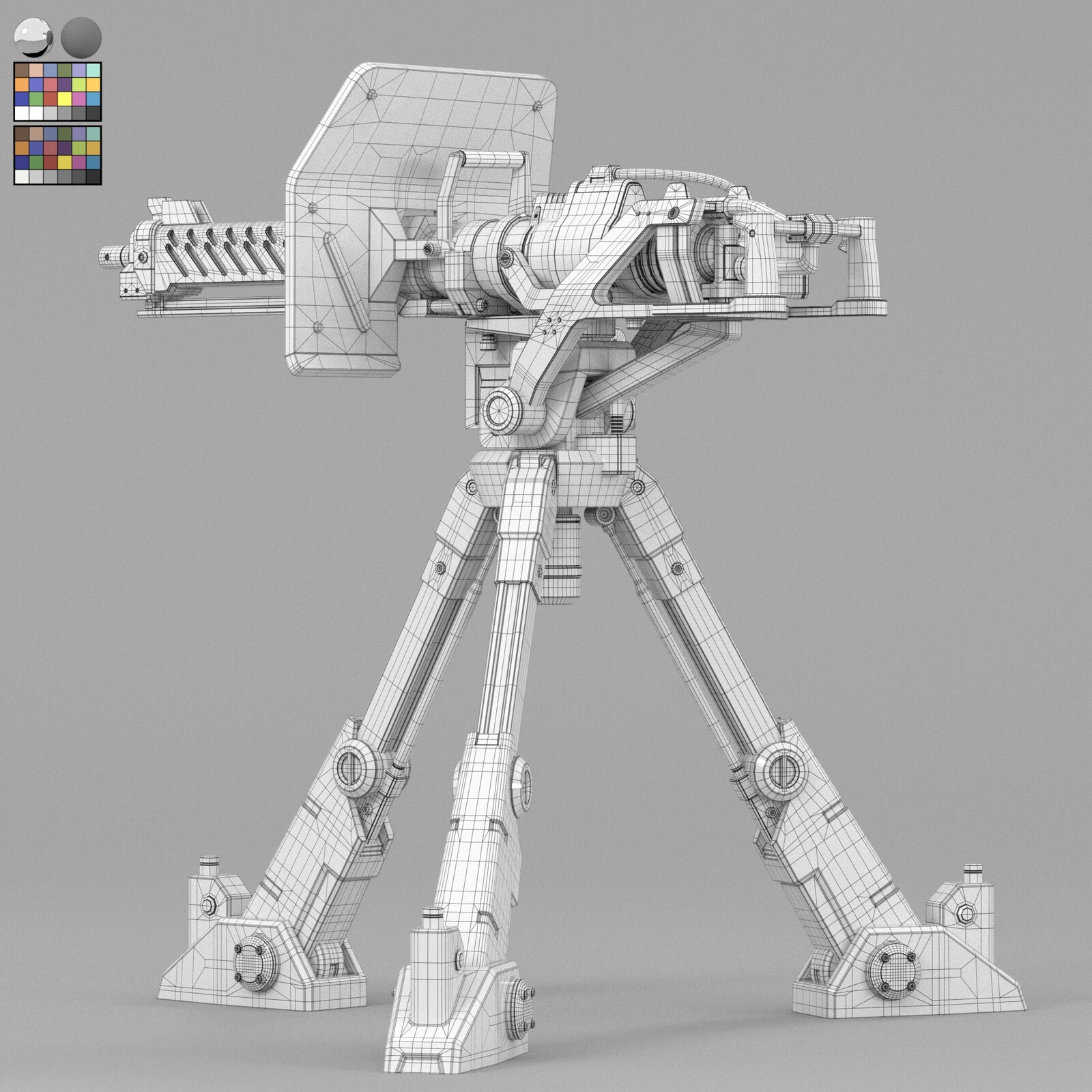 Alexander Emmi - Halo Infinite - Machine Gun M247H Variant