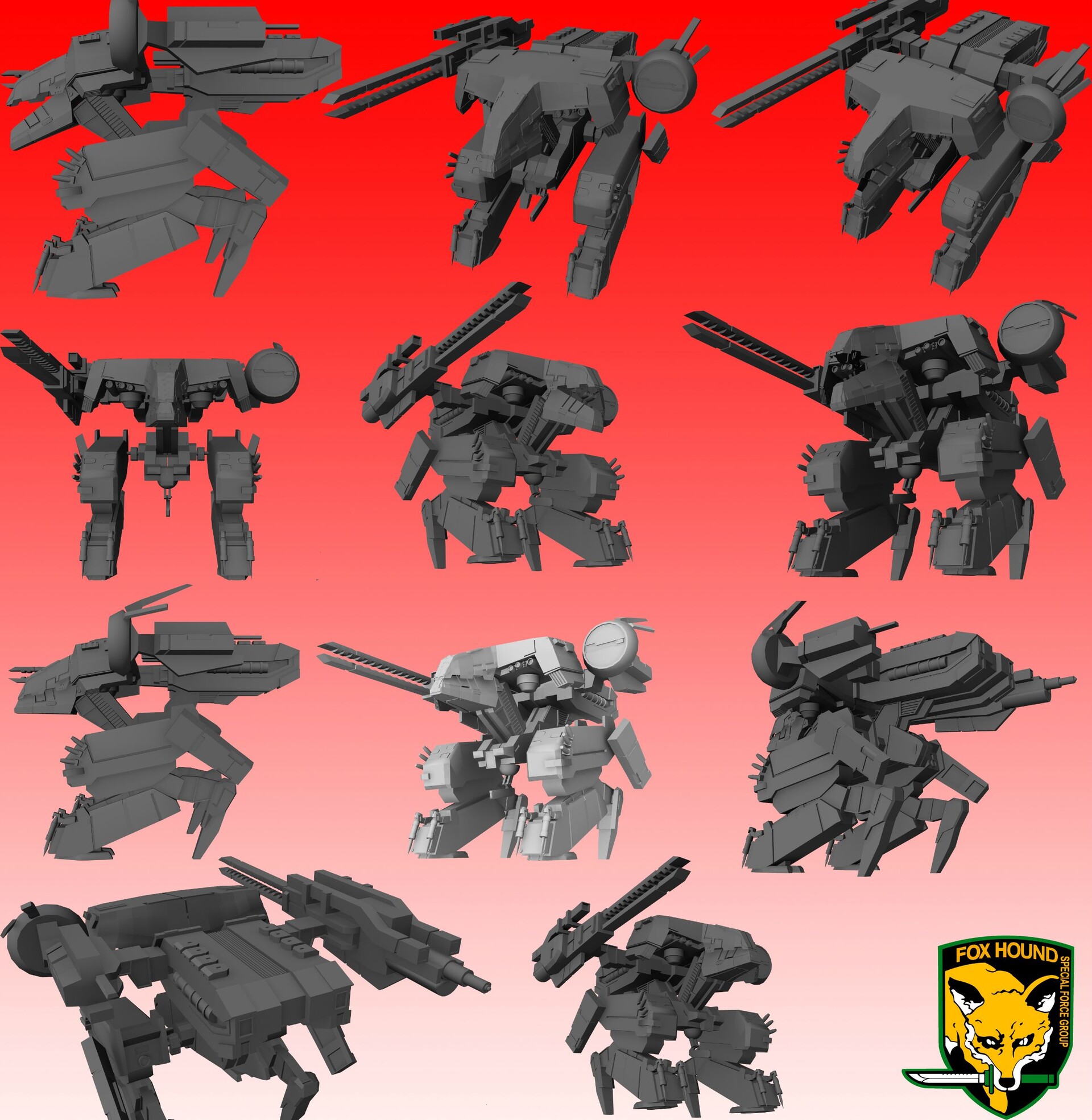 ArtStation - Metal Gear Rex