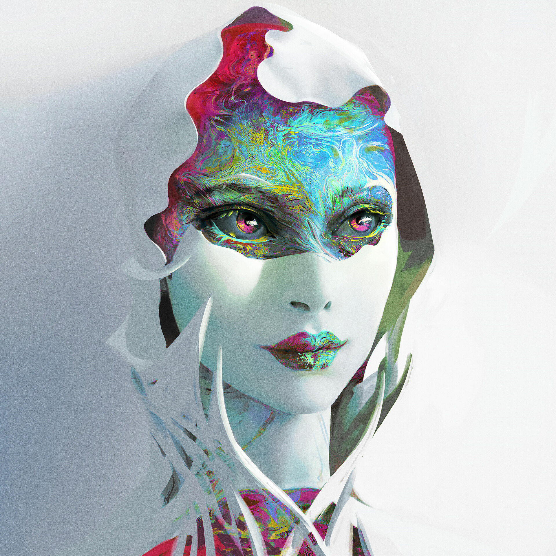 ArtStation - More facial experimentation