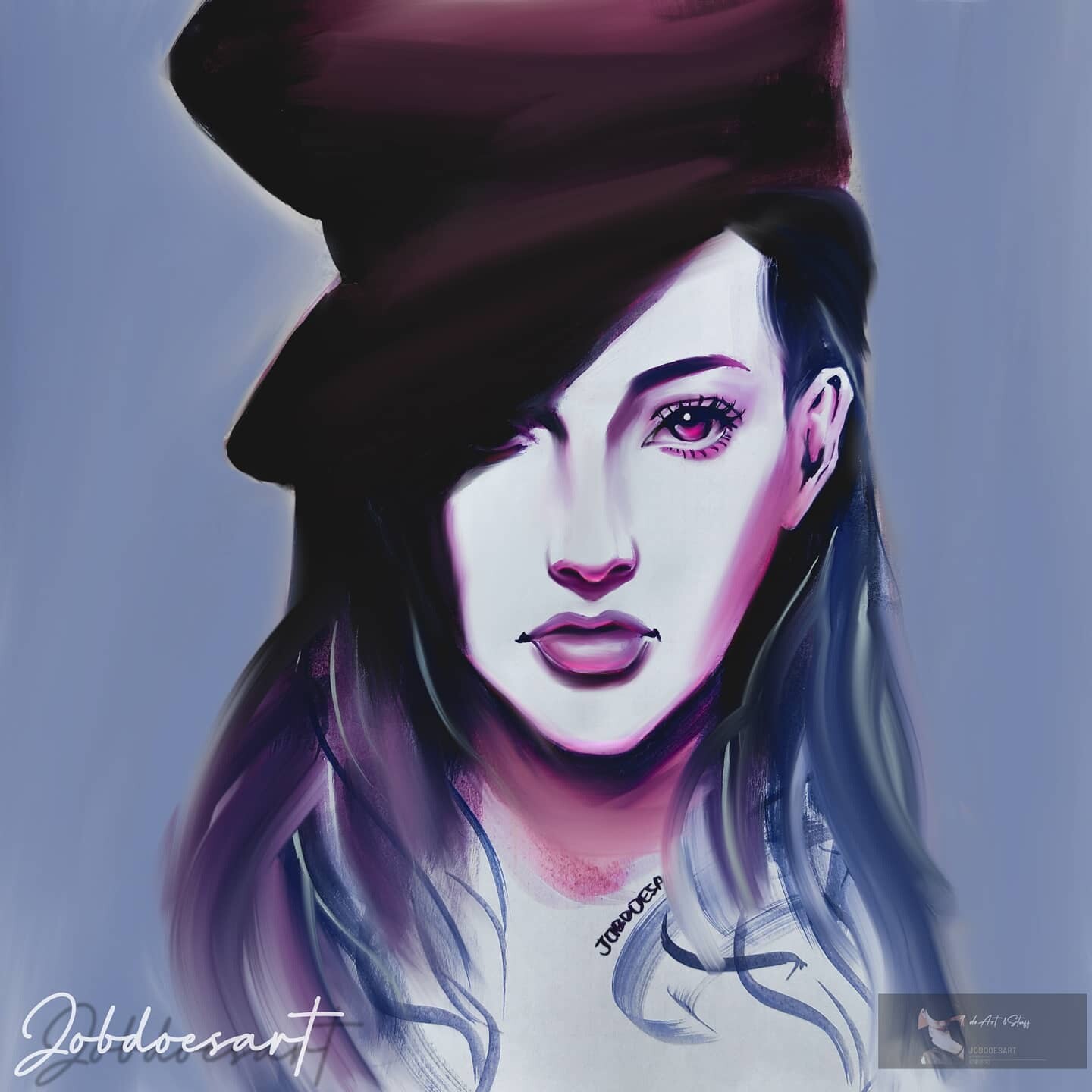 ArtStation - 🎨Portrait Study #15. Watercolor on Scratch paper (8 x 12 ...