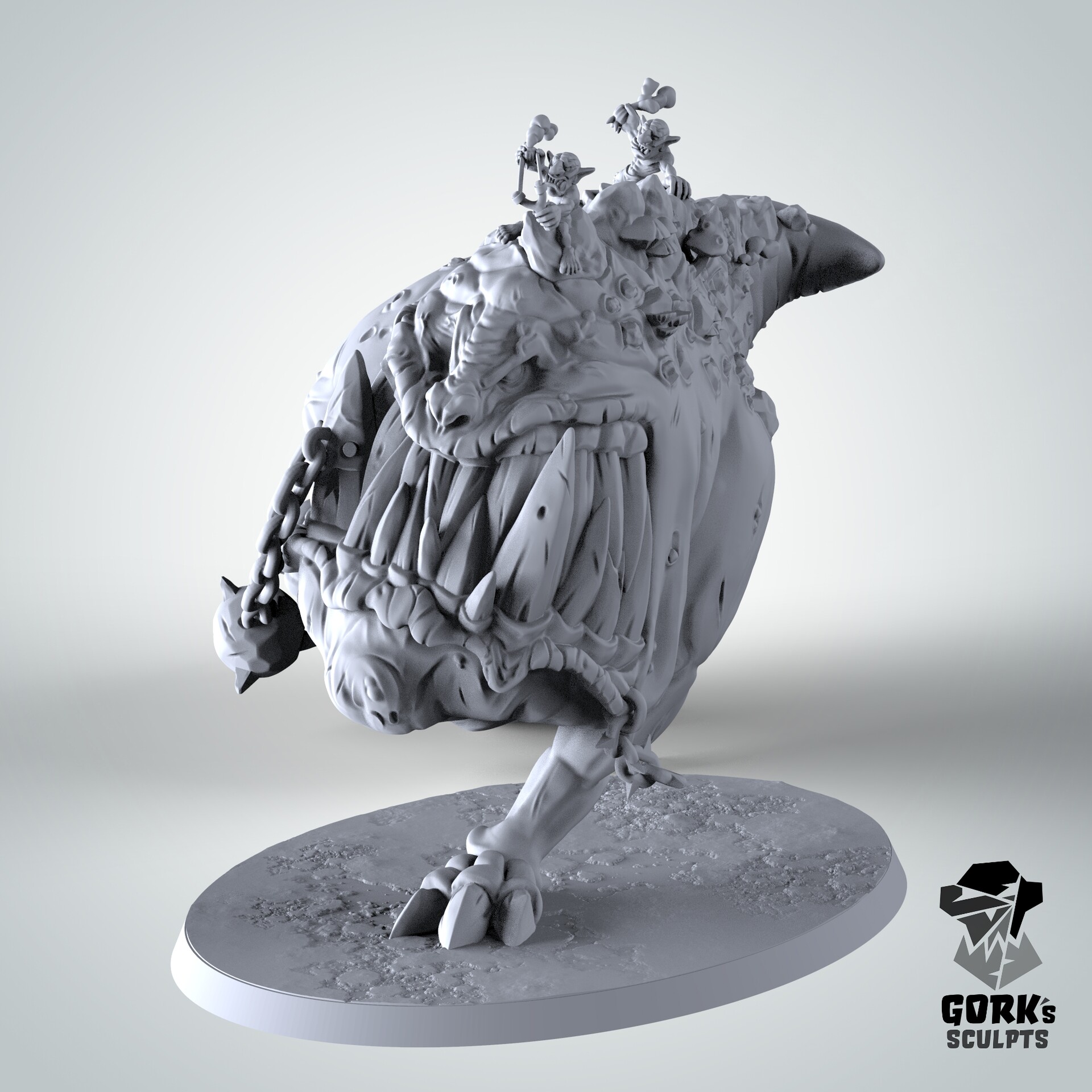 Gork's Sculpts - Colossal cave monster V2