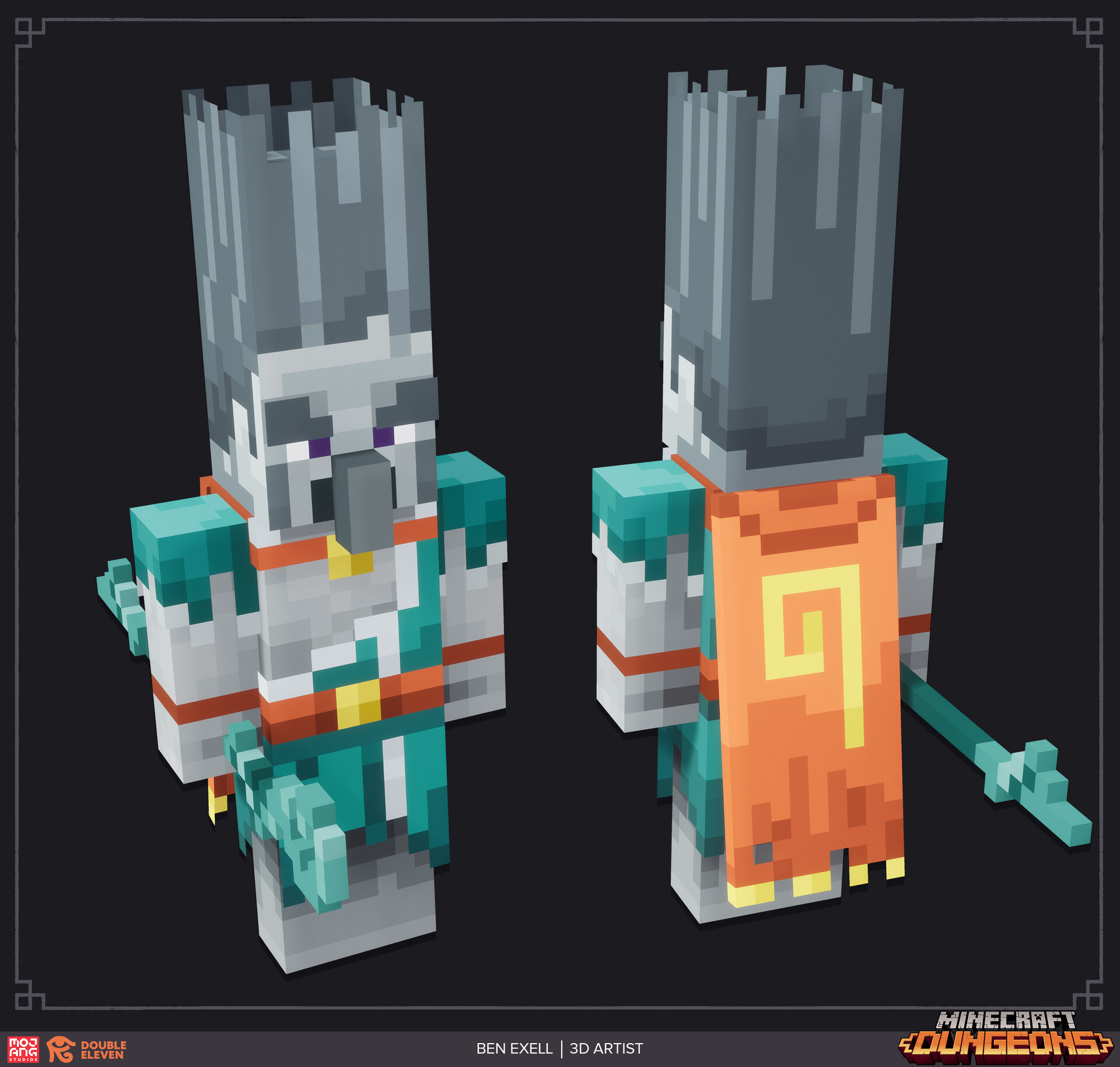 Ben Exell - Minecraft Dungeons Howling Peaks Mobs