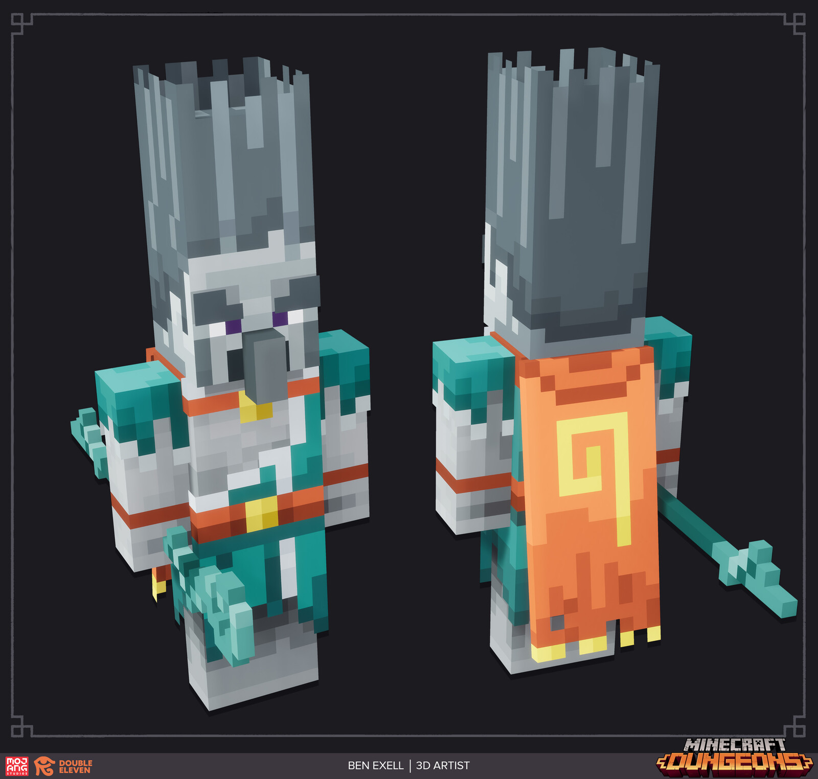 Ben Exell - Minecraft Dungeons Howling Peaks Mobs