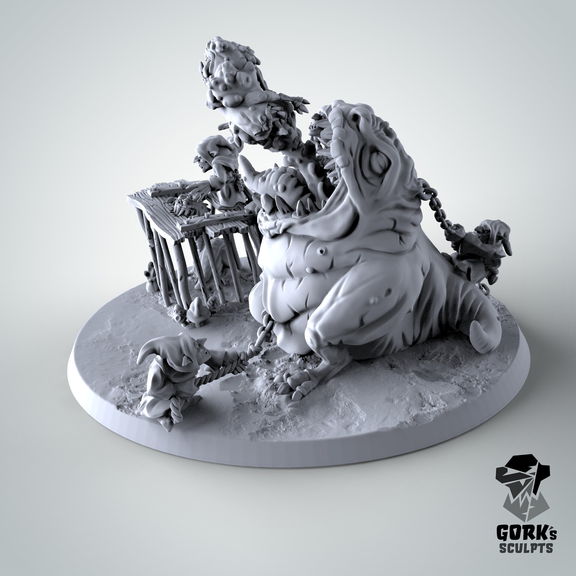 ArtStation - Spitting cave monster