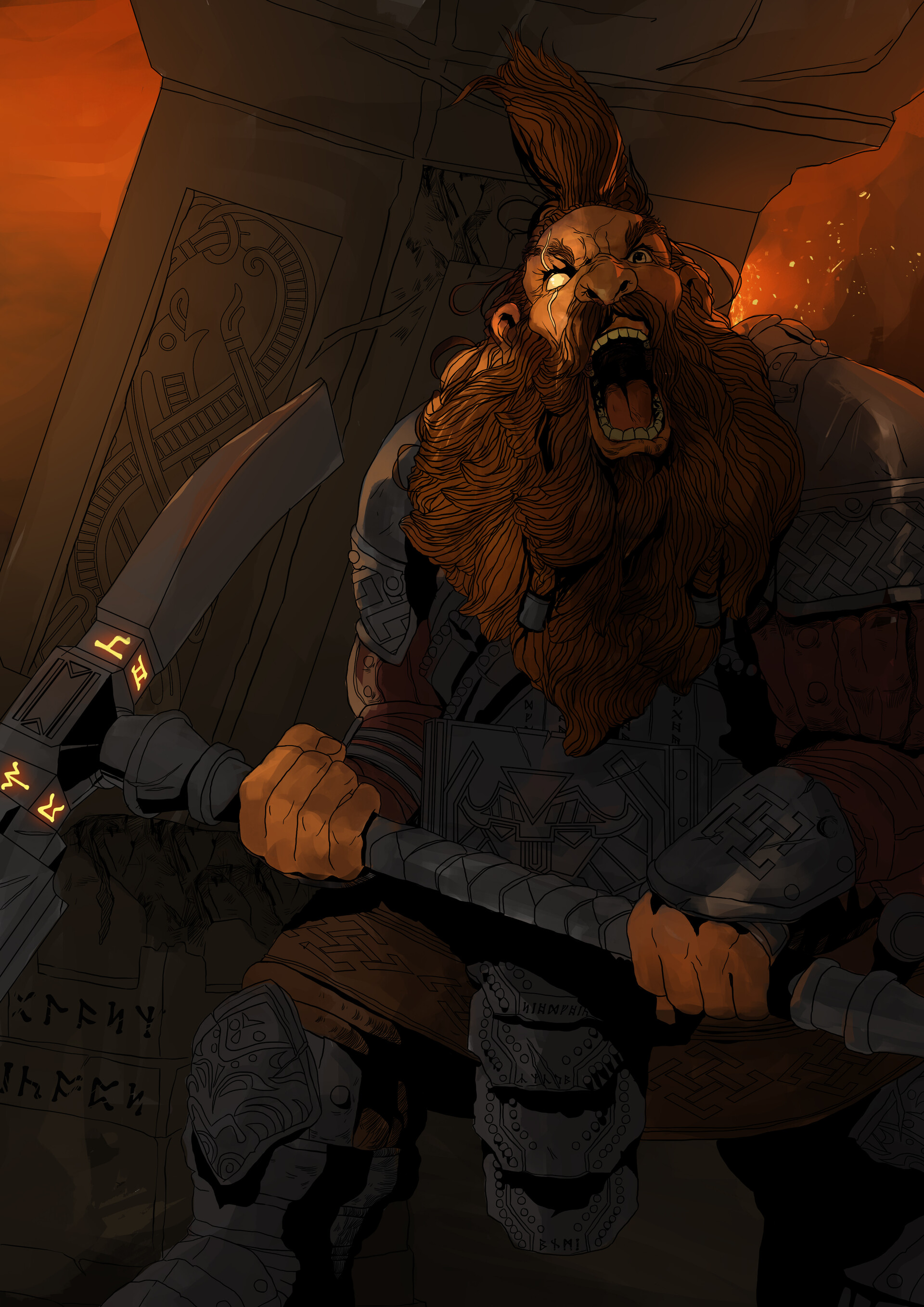ArtStation - Dwarf / Scandinavian Mythology