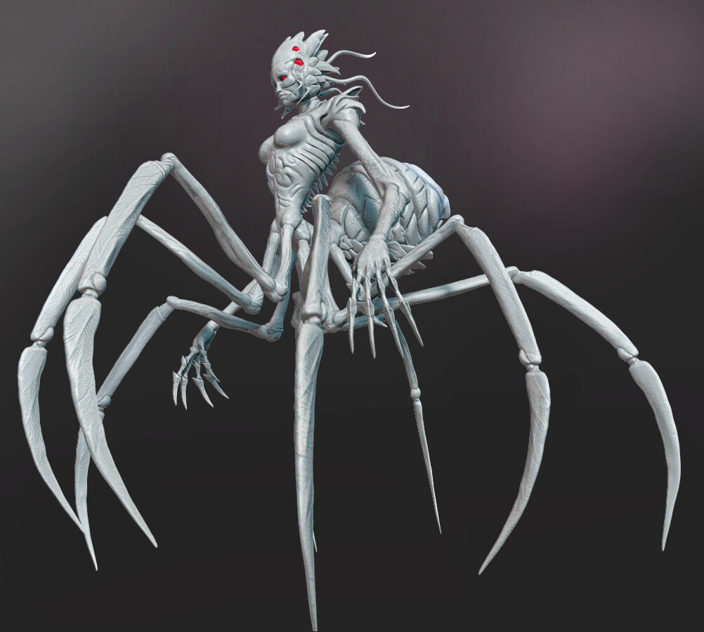 ArtStation - Stone spider