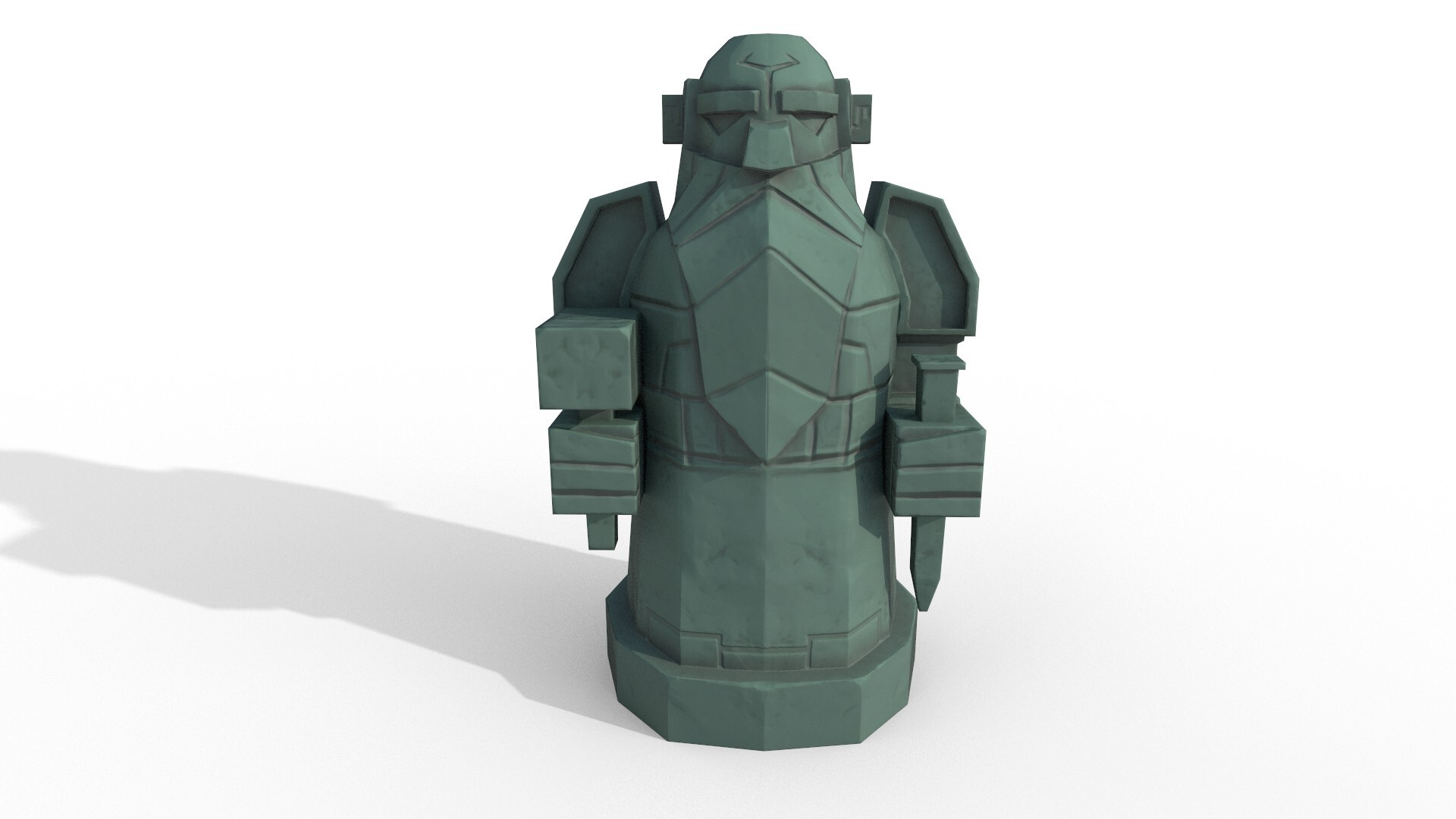 ArtStation - Stylized Dwarf Statue