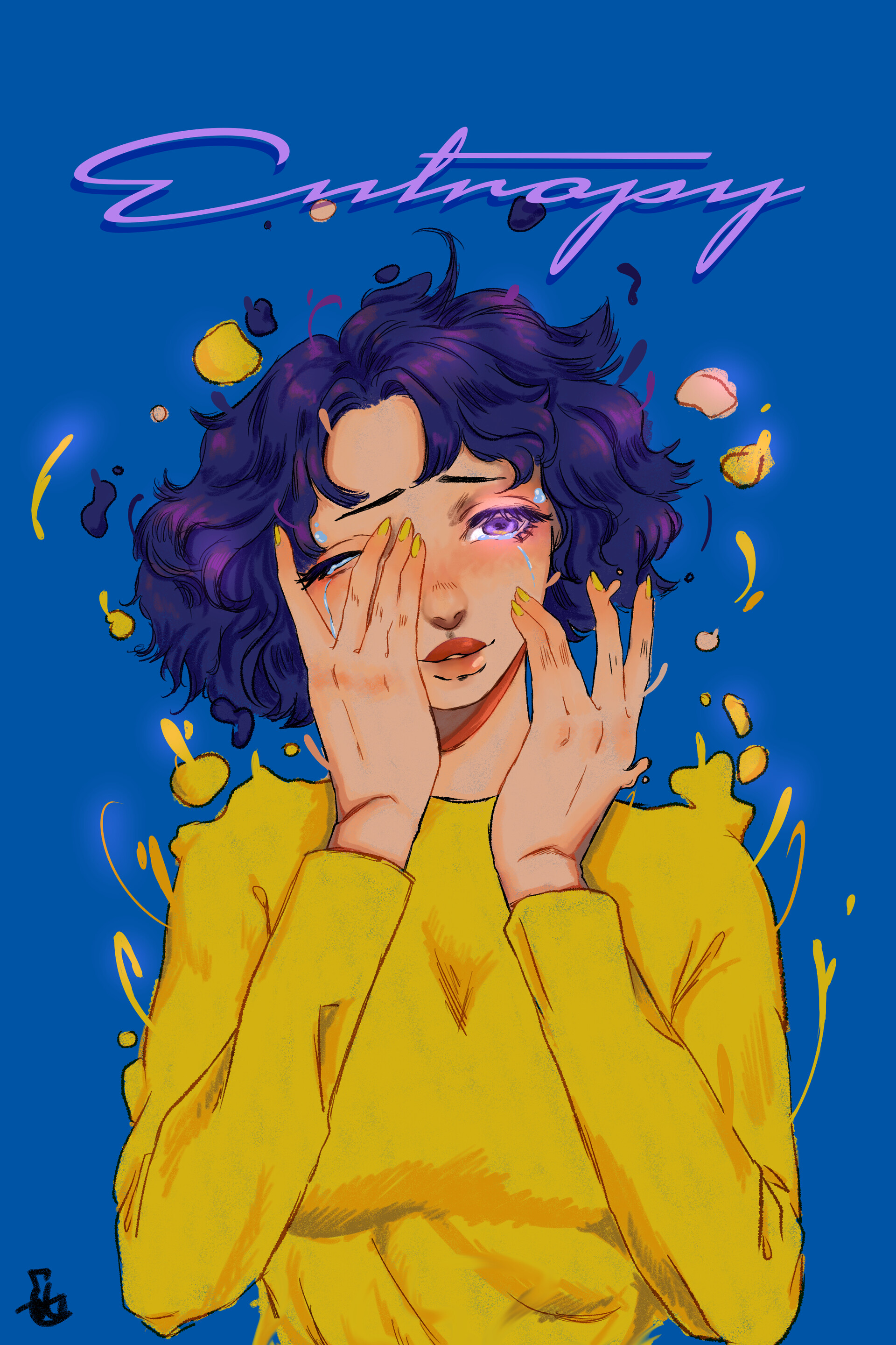 ArtStation - Entropy (comic cover redraw)