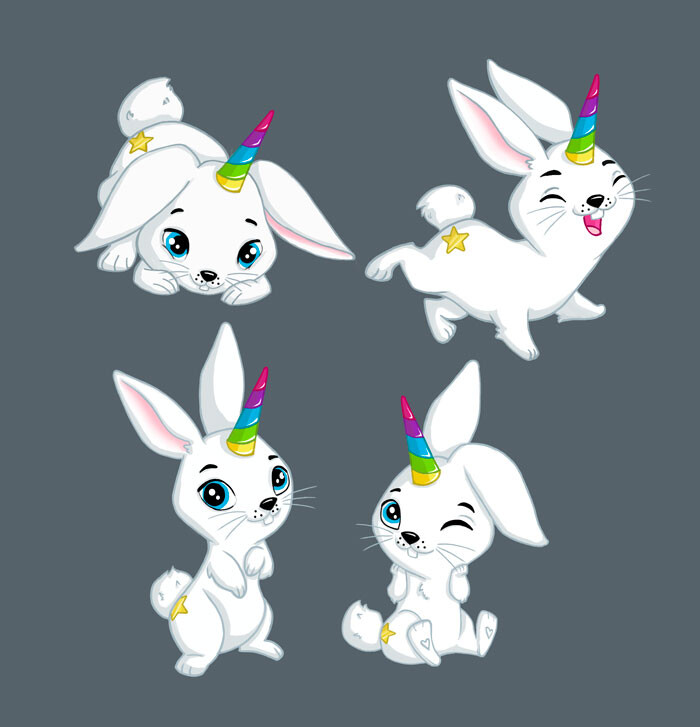 ArtStation - Bunnicorn _ Toy Design Figurines