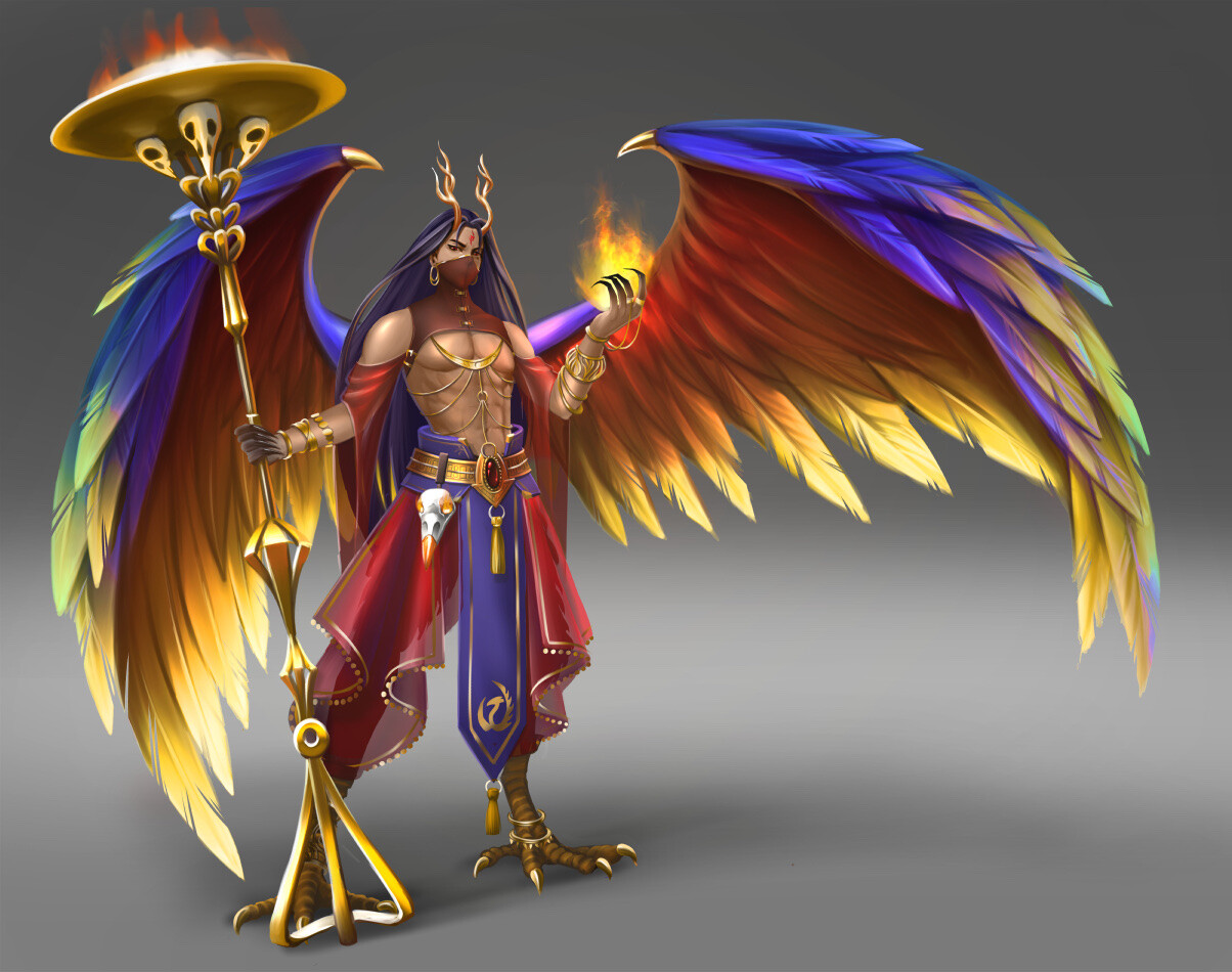 ArtStation - Phoenix spirit concept