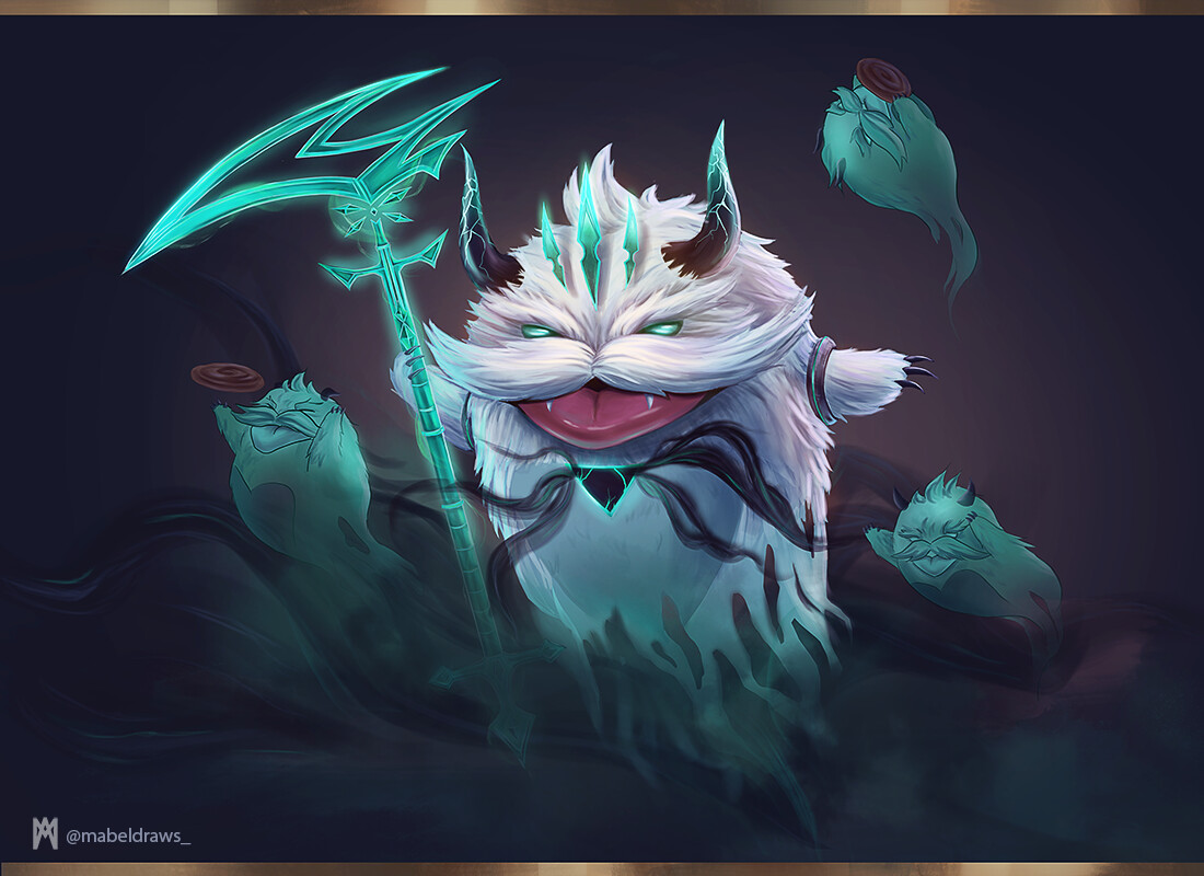 ArtStation - Ruination Poro for Riot Game's Competition