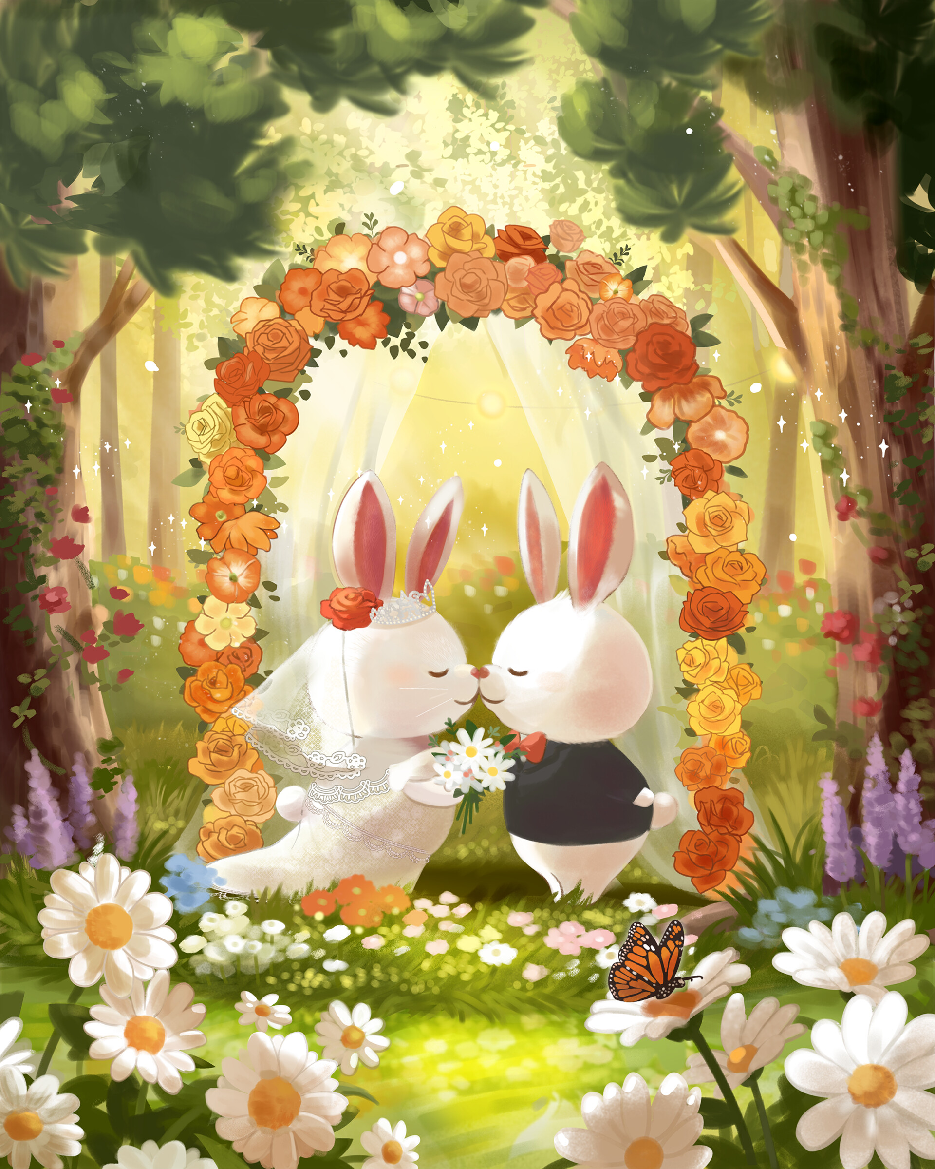 ArtStation - Flower blessing