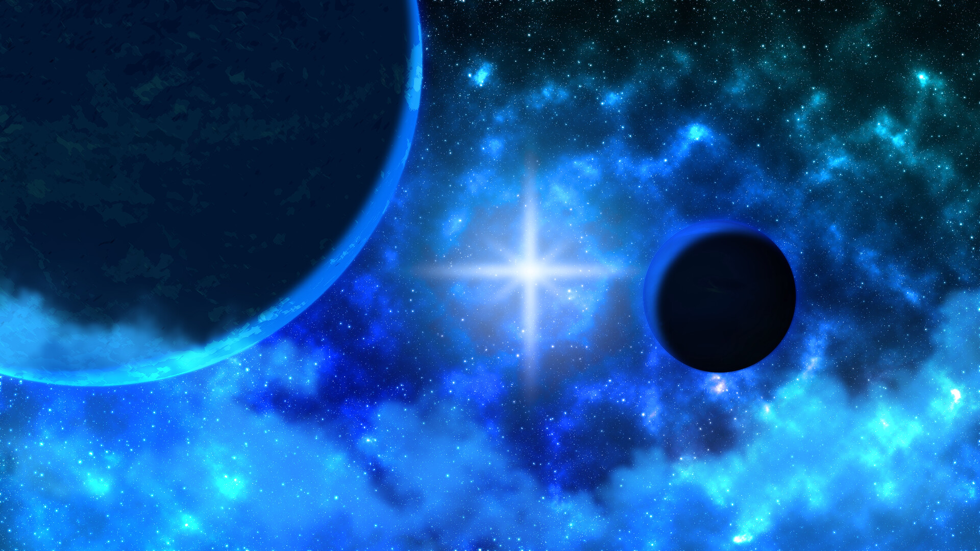 ArtStation - Blue Planet Sky