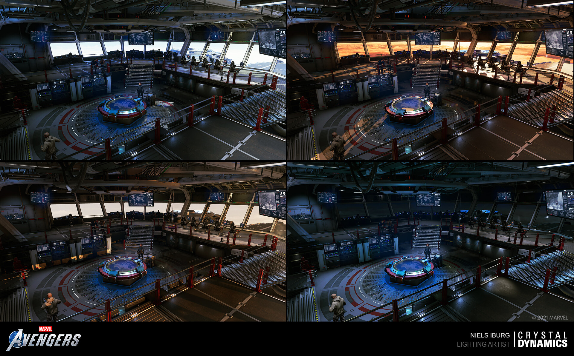 Niels Iburg - Marvel Avengers - Chimera: Command Deck Lighting
