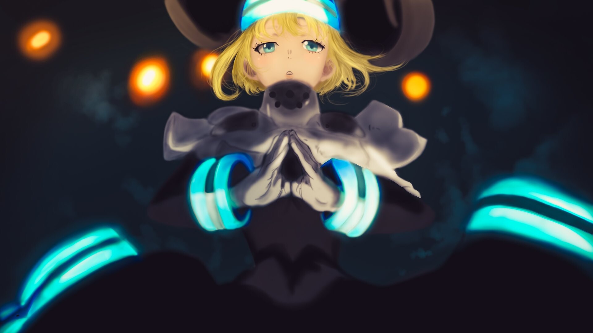 ArtStation - Digital Paint 2d Fan Art :Sister Airisu:Fire Force