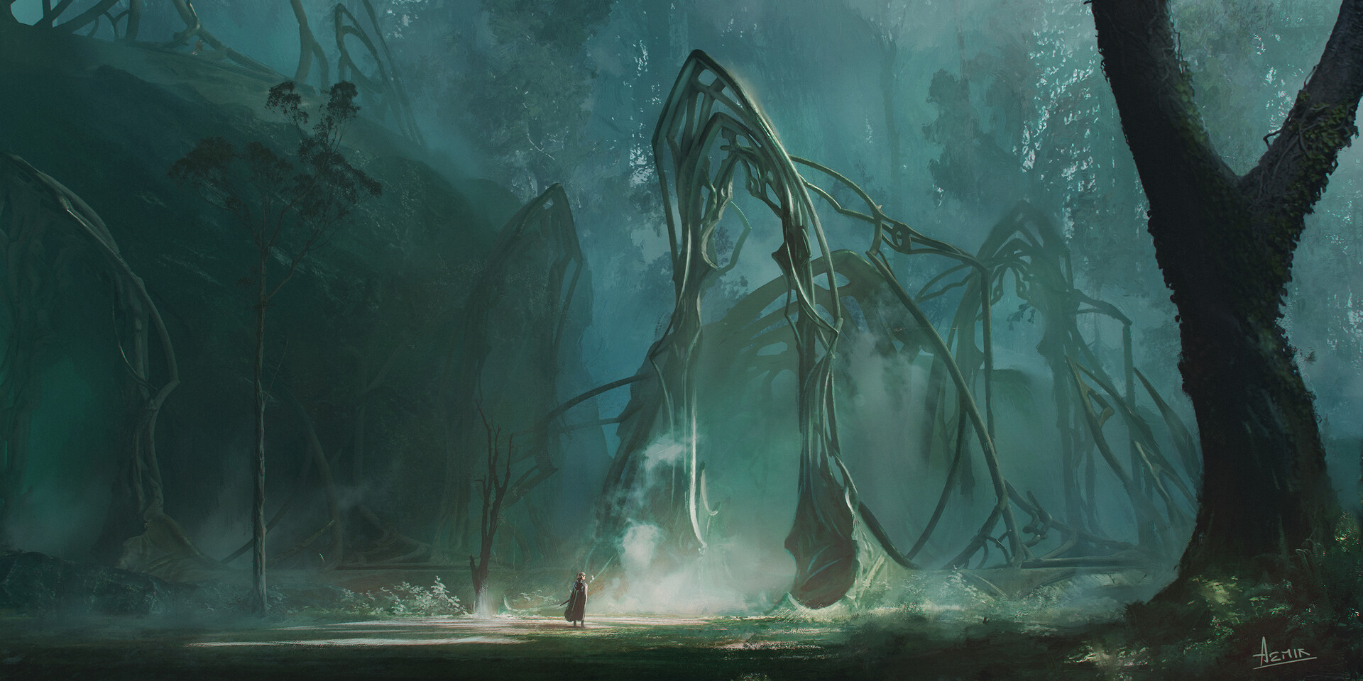 ArtStation - Elven Sanctuary