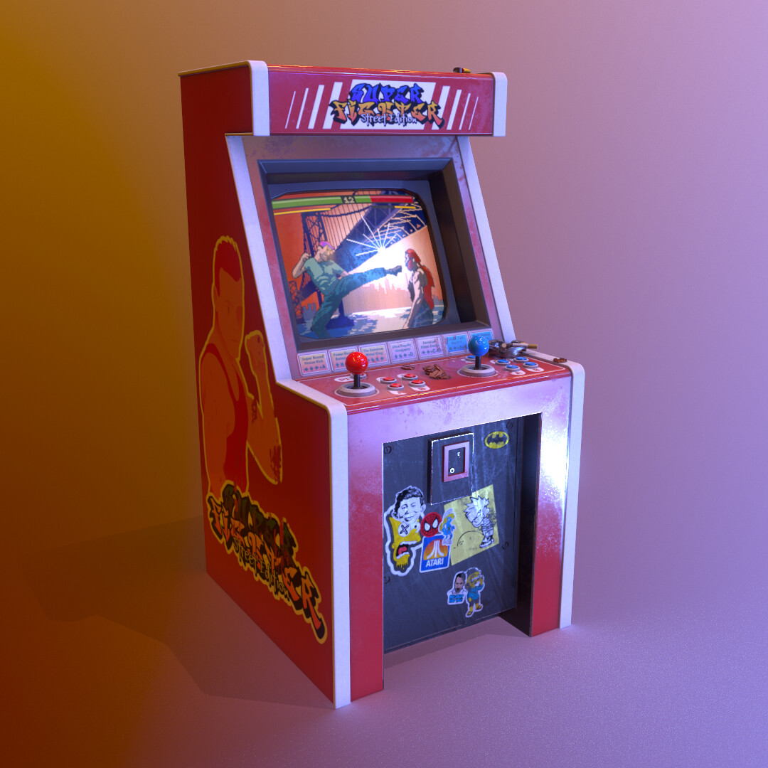 ArtStation - 90's Arcade Machine