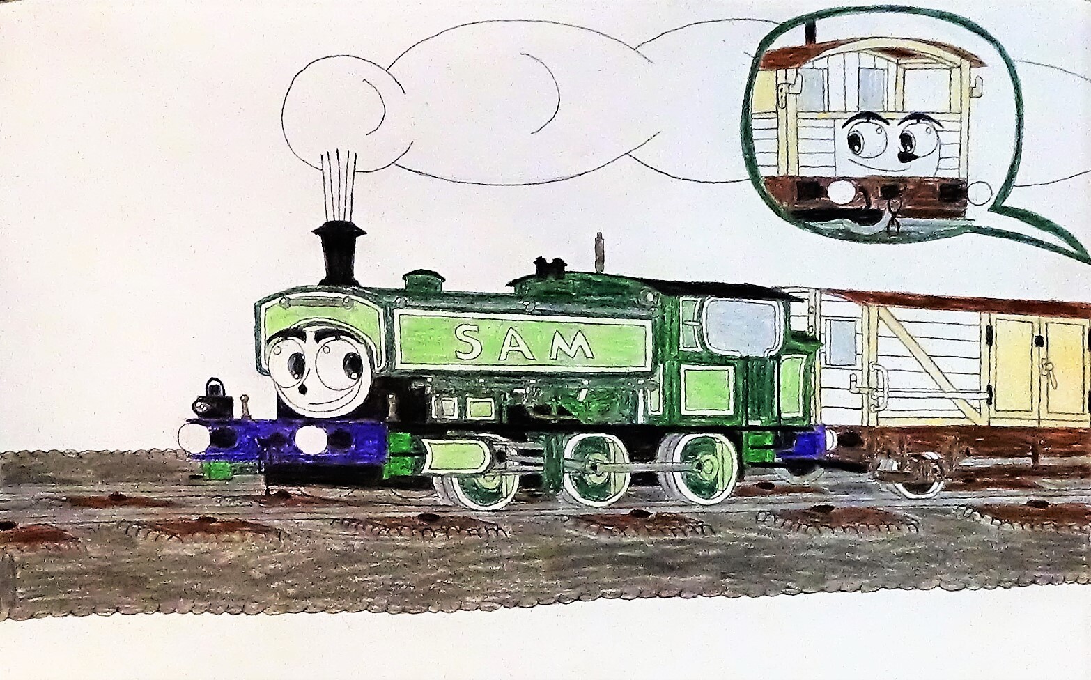 Chris Watson - Sam The Saddletank Engine And Logan The Brakevan