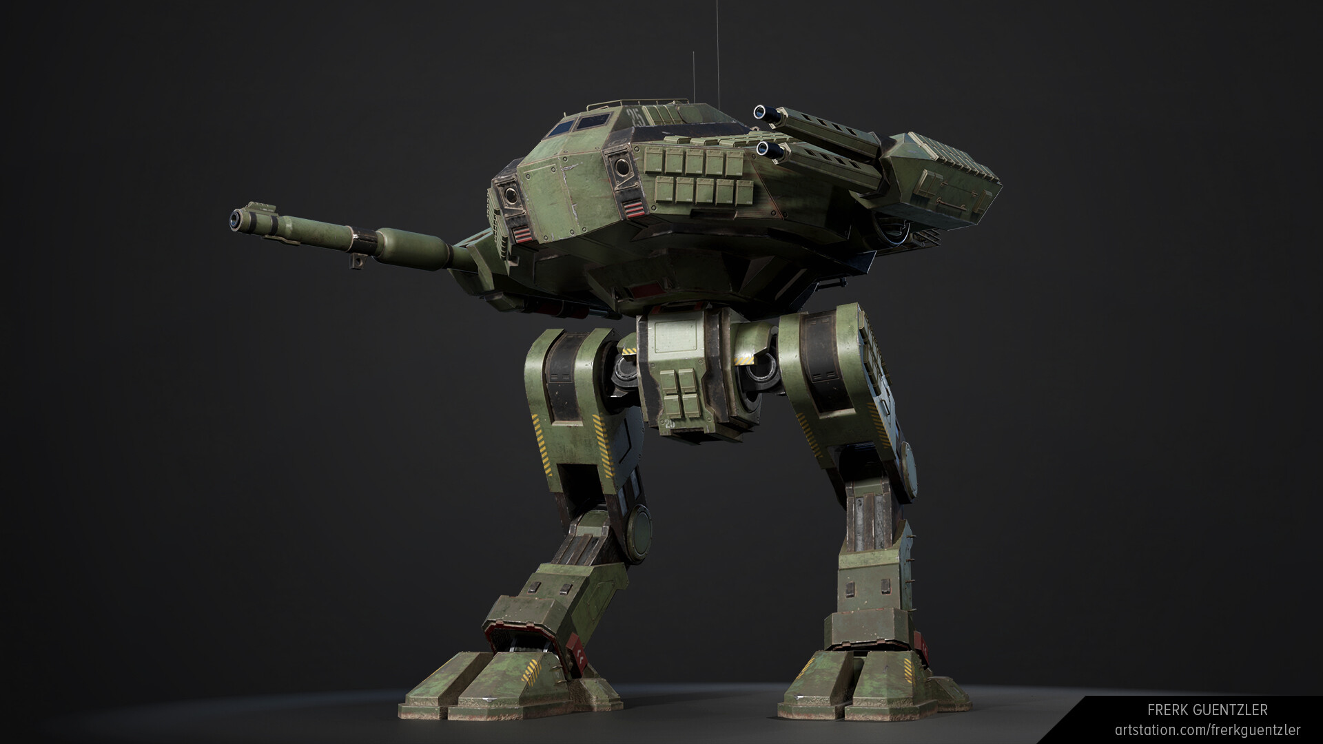 Frerk Guentzler - Modern Combat Walker (Mech)