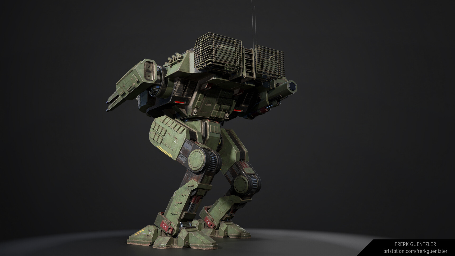 Frerk Guentzler - Modern Combat Walker (Mech)