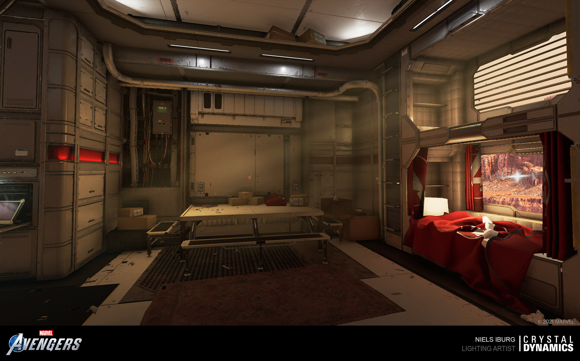 Niels Iburg - Marvel Avengers - Chimera: Kamalas Room Lighting